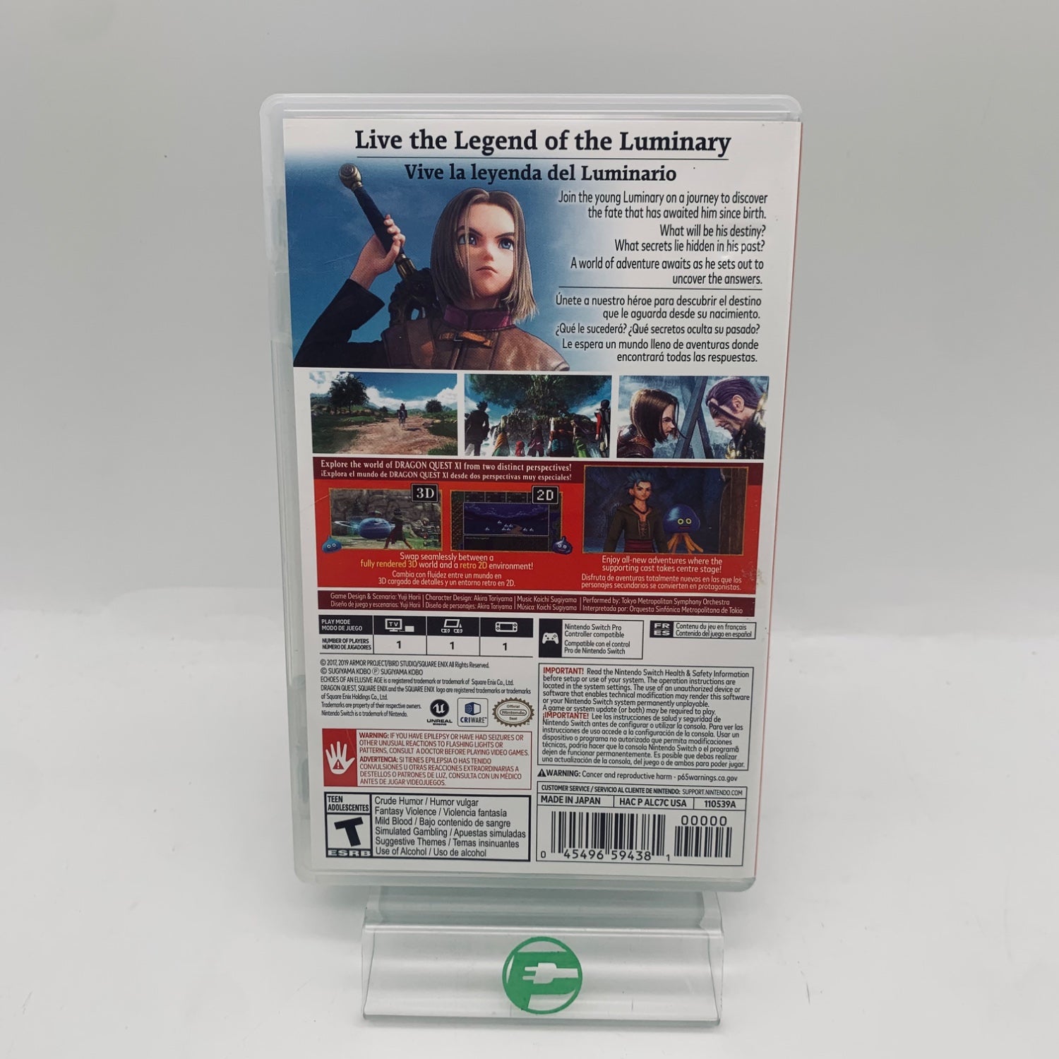 Dragon Quest XI S: Echoes of an Elusive Age Definitive Edition (Ninten ...